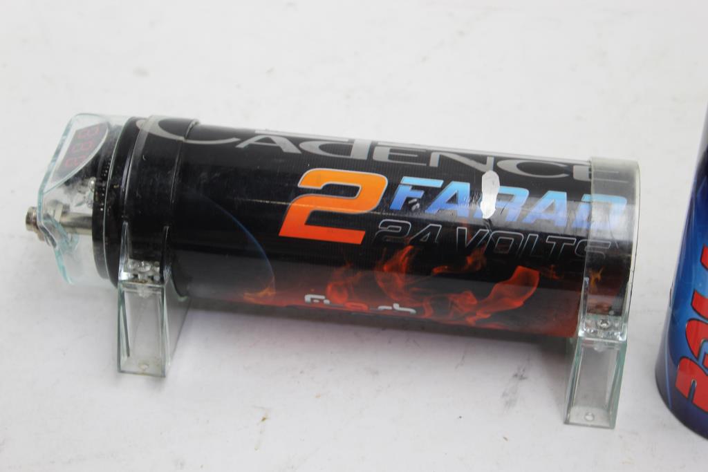 Automotive Capacitors: Cadence Flash Fxc2d, Boss Farad Cpbl2: 2 Items ...