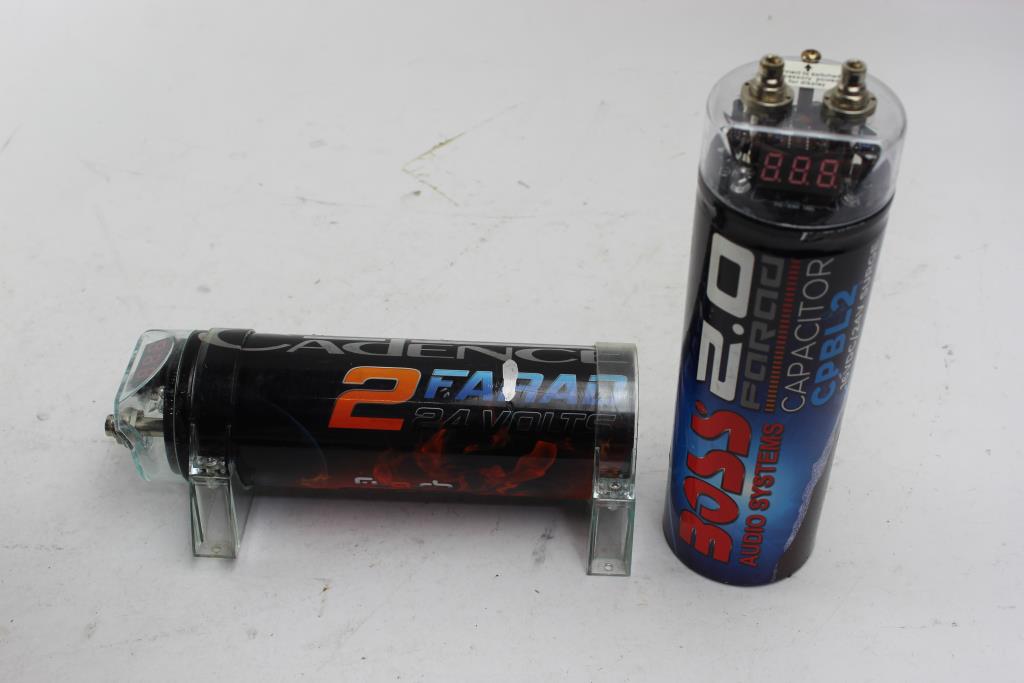 Automotive Capacitors: Cadence Flash Fxc2d, Boss Farad Cpbl2: 2 Items ...