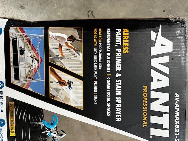 Avanti Airless Paint, Primer And Stain Sprayer | Property Room