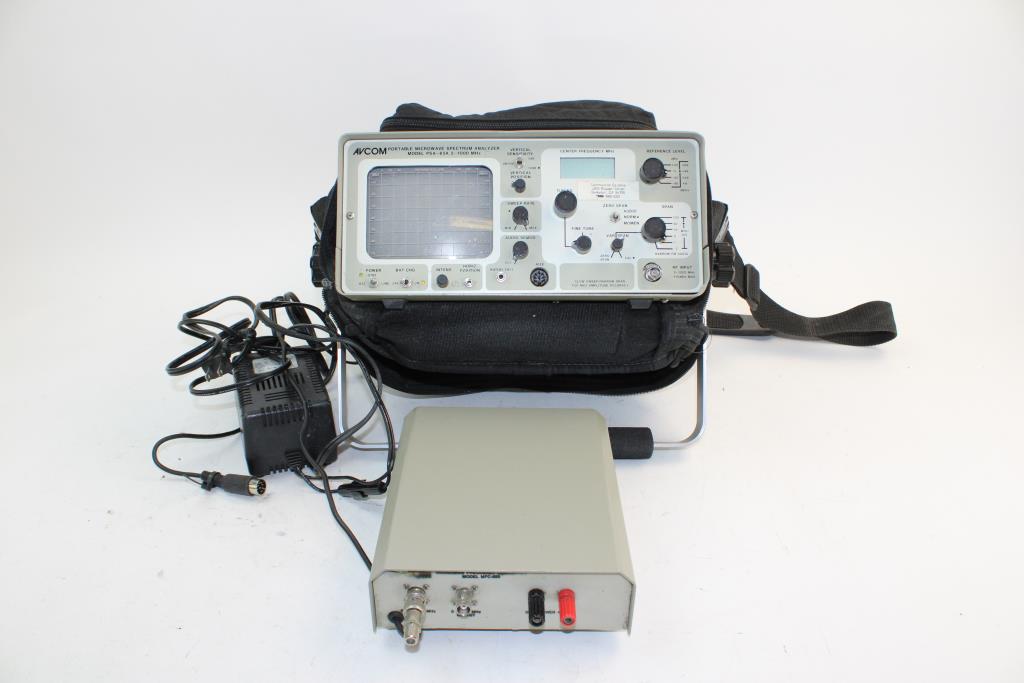 Avcom Portable Microwave Spectrum Analyzer | Property Room