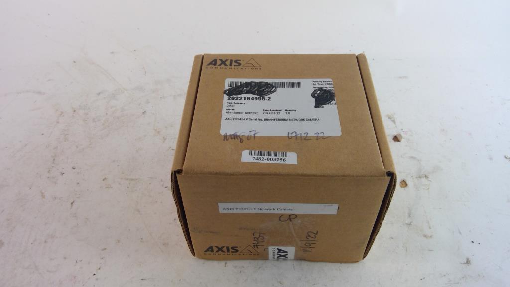 Axis P3245-LV Network Camera | Property Room