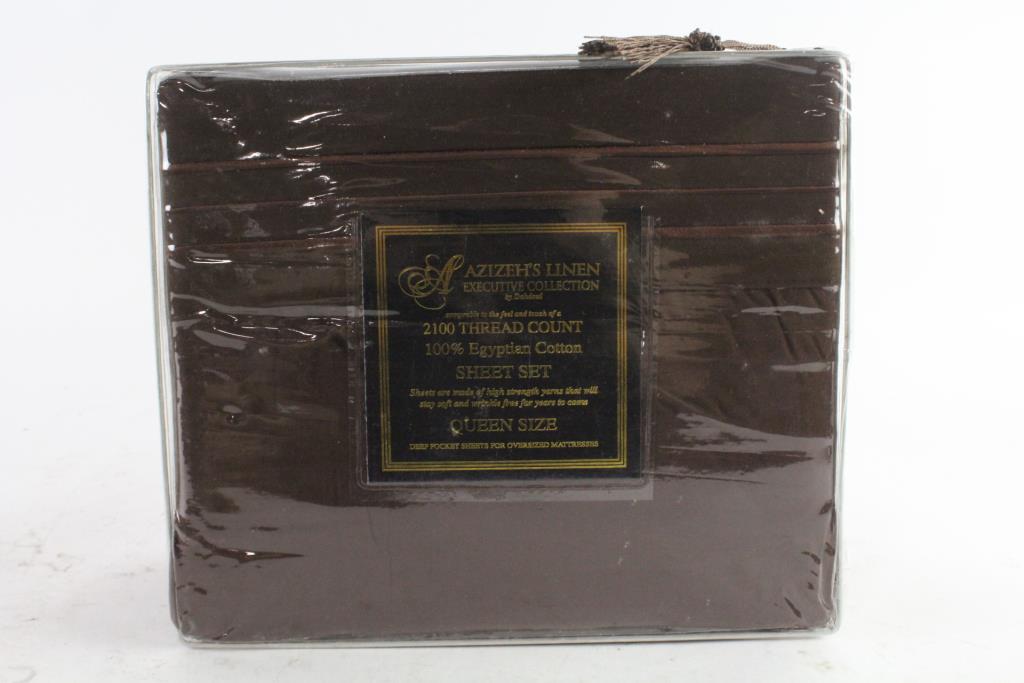 Azizeh's Linen Executive Collection By Dahdoul Egyptian Cotton Sheet ...