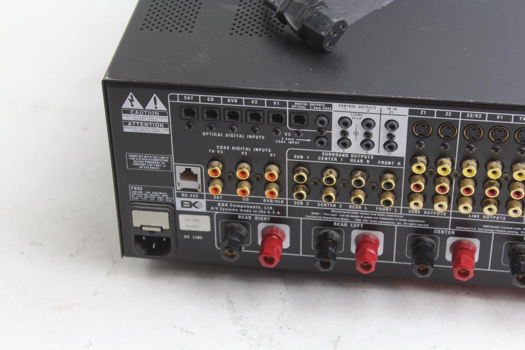 B & K Components AVR 202 AV Sound Receiver | Property Room