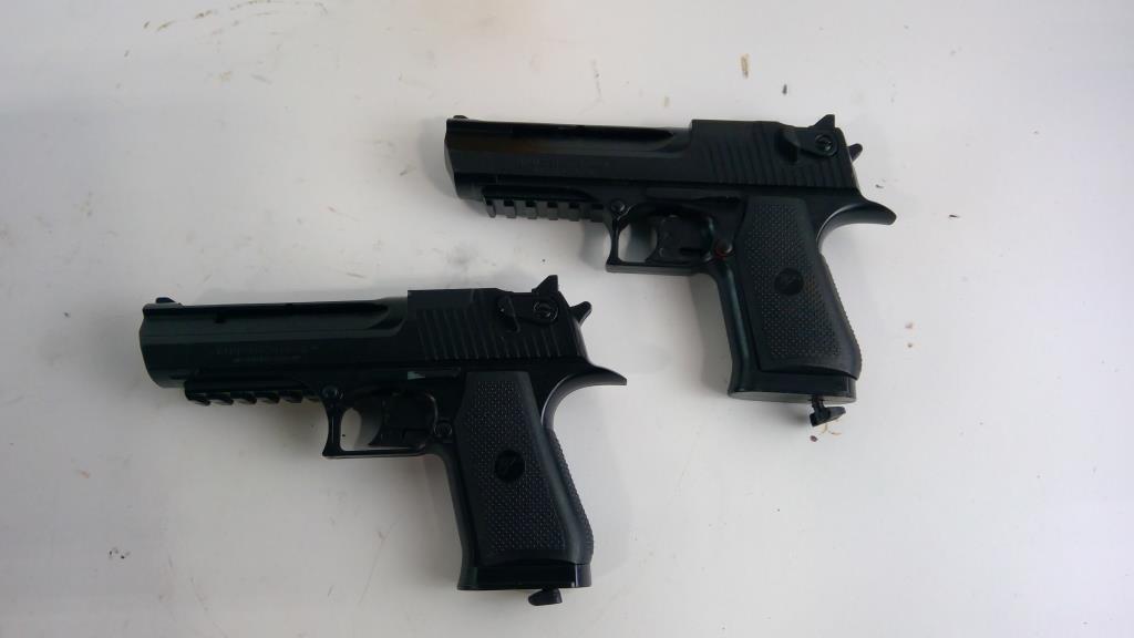 Baby Desert Eagle BB Guns W/galvanized BB's, 3 Pieces | Property Room
