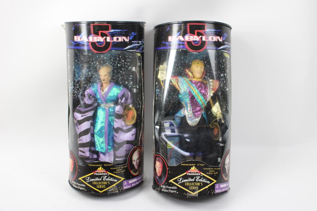 Babylon 5 Limited Edition G'Kar, Delenn, Cpt. John Sheridan, And ...