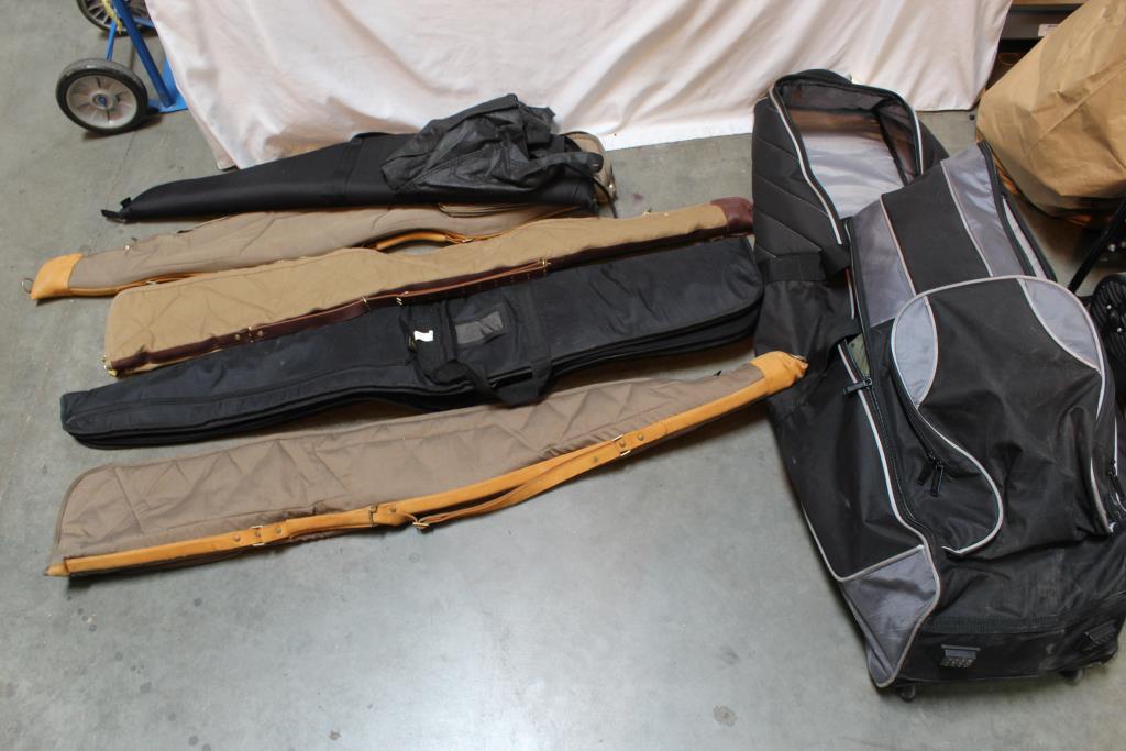 Bag Boy Golf Bag & Assorted Rifle Cases; 4+ Pieces | Property Room