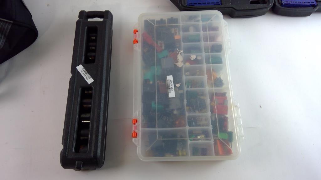 Bag With Electrical Connectors, Socket Sets & Bit Set, 5+ Pieces ...