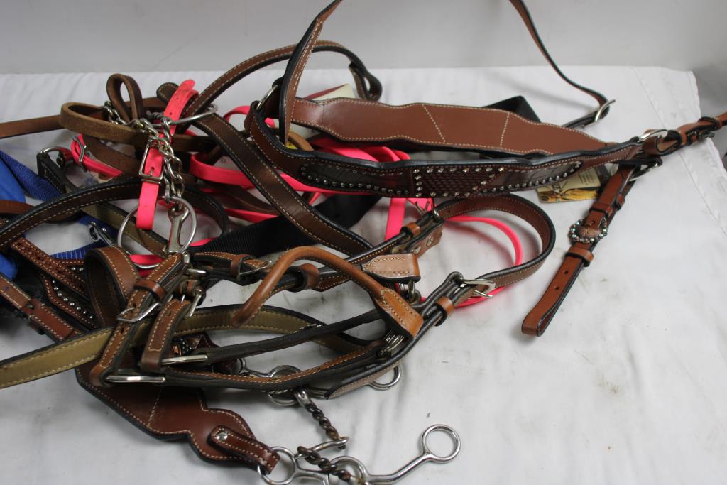 Bag With Leather Horse Tack Gear | Property Room
