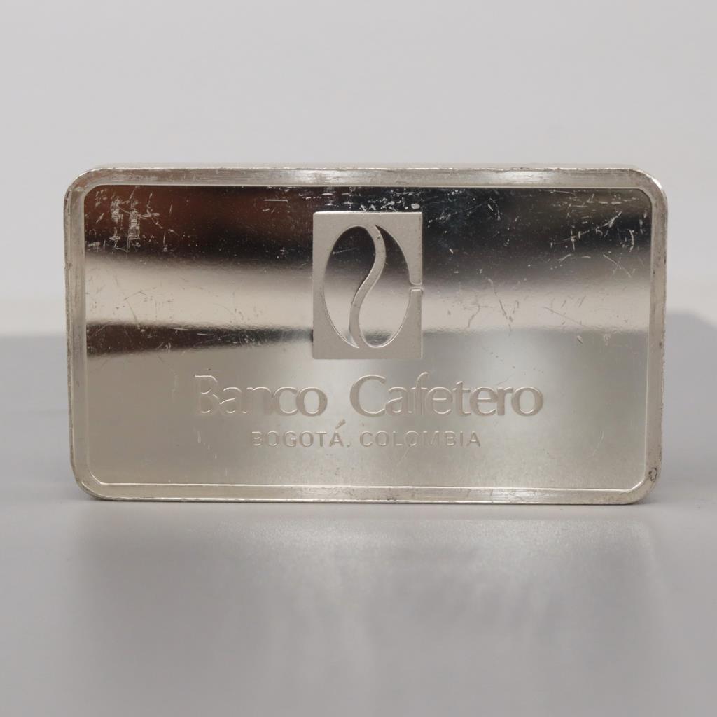 Banco Cafetero Columbia Silver Proof 1000 Grains Bar | Property Room