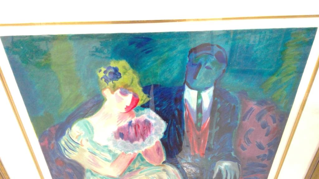 Barbara Wood Romance Framed Painting | Property Room