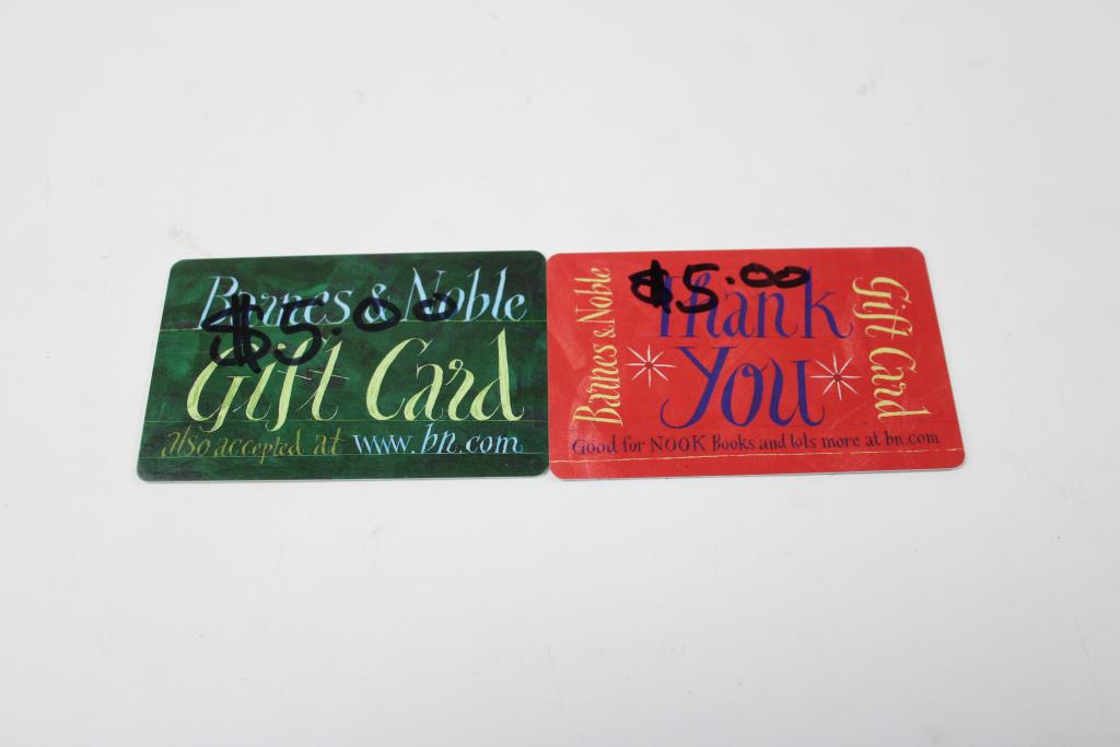 Barnes & Nobles Gift Card And Others,4 Pieces | Property Room