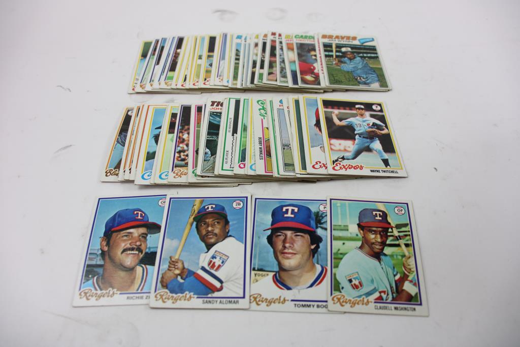 Baseball Sports Cards With Players Names And Info, 20+ Pieces ...
