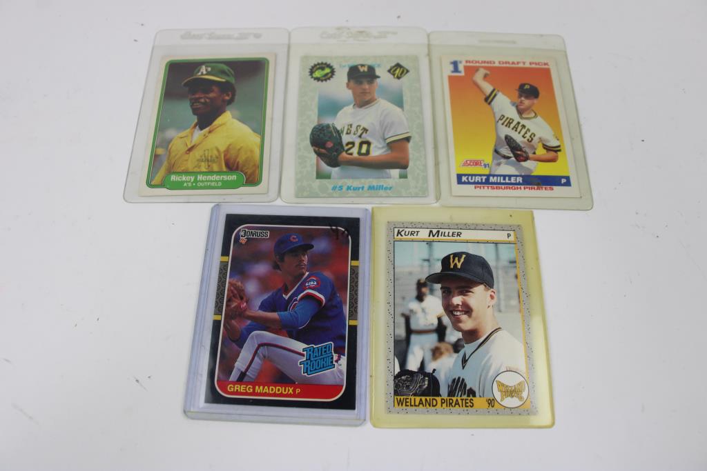 Baseball Trading Cards, 4 Pieces | Property Room