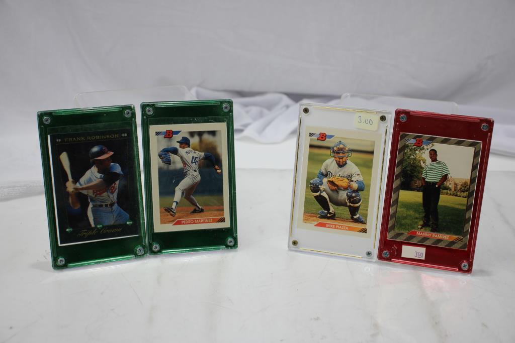 Baseball Trading Cards 4 Pieces | Property Room