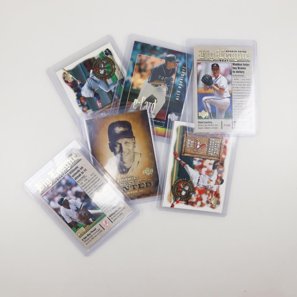 Baseball Trading Cards, 6 Pieces | Property Room