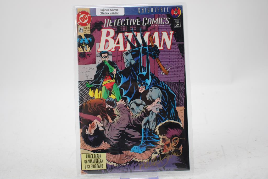 Batman Comic Book Autographed By Kelley Jones | Property Room