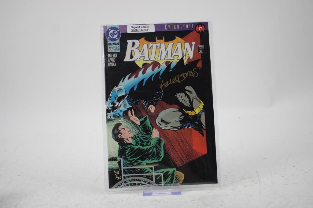 Batman Comic Book Autographed By Kelley Jones | Property Room