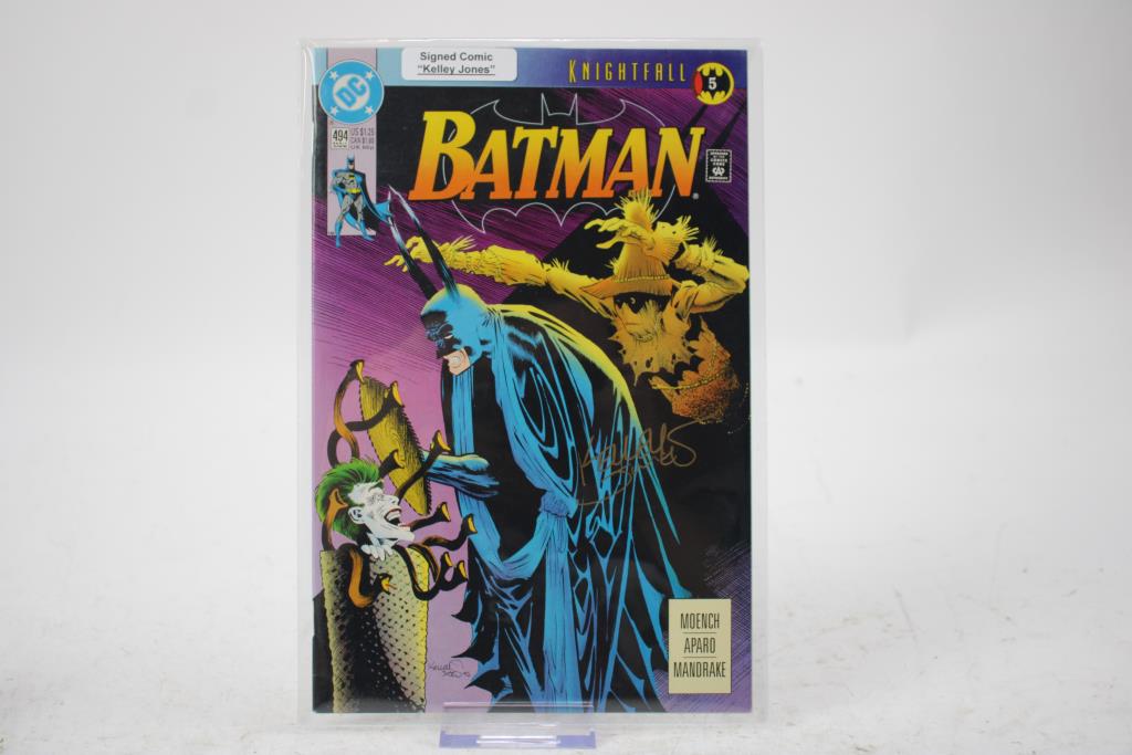 Batman Comic Book Autographed By Kelley Jones | Property Room