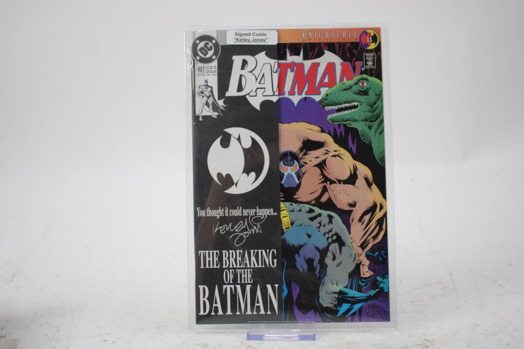 Batman Comic Book Autographed By Kelley Jones | Property Room