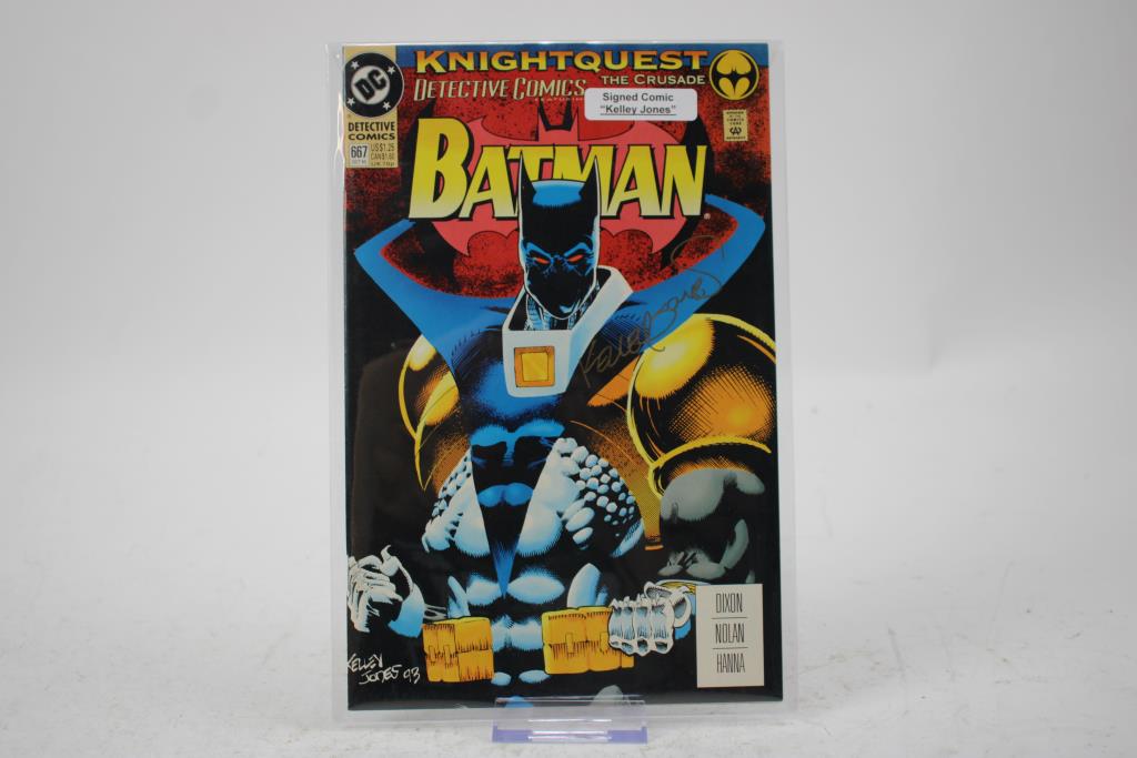 Batman Comic Book Autographed By Kelley Jones | Property Room