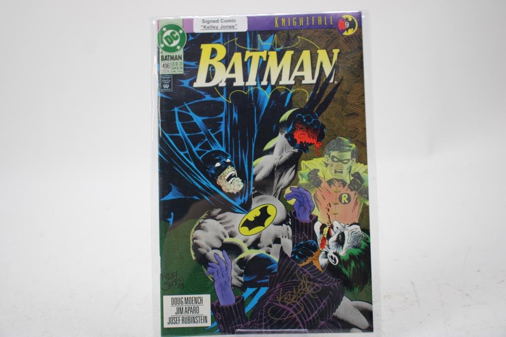 Batman Comic Book Autographed By Kelley Jones | Property Room