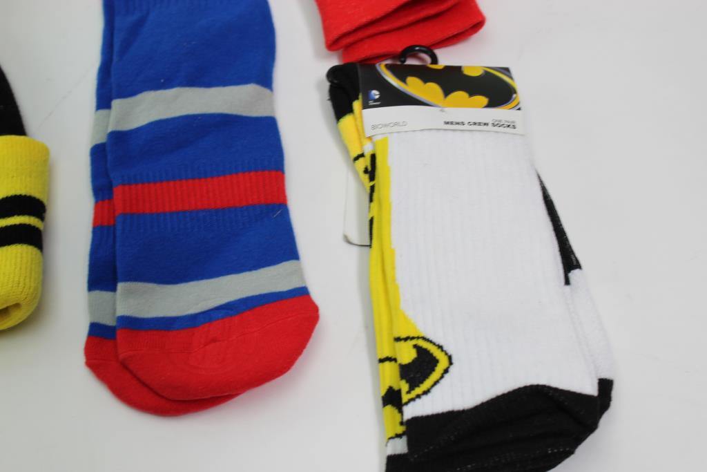 Batman, Marvel, Wheres Waldo Socks And Beanie, 4 Pieces | Property Room