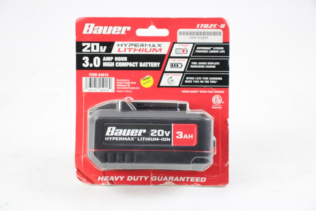 Bauer 20V Hypermax Battery Pack, 1702C-B | Property Room