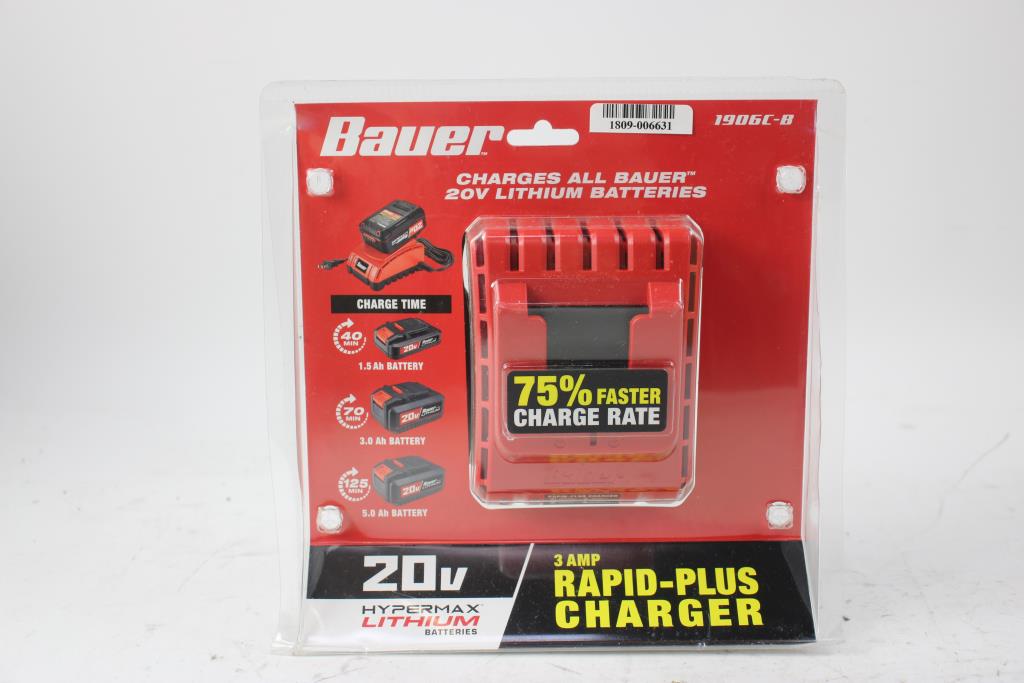 Bauer 20V Rapid-Plus Charger | Property Room