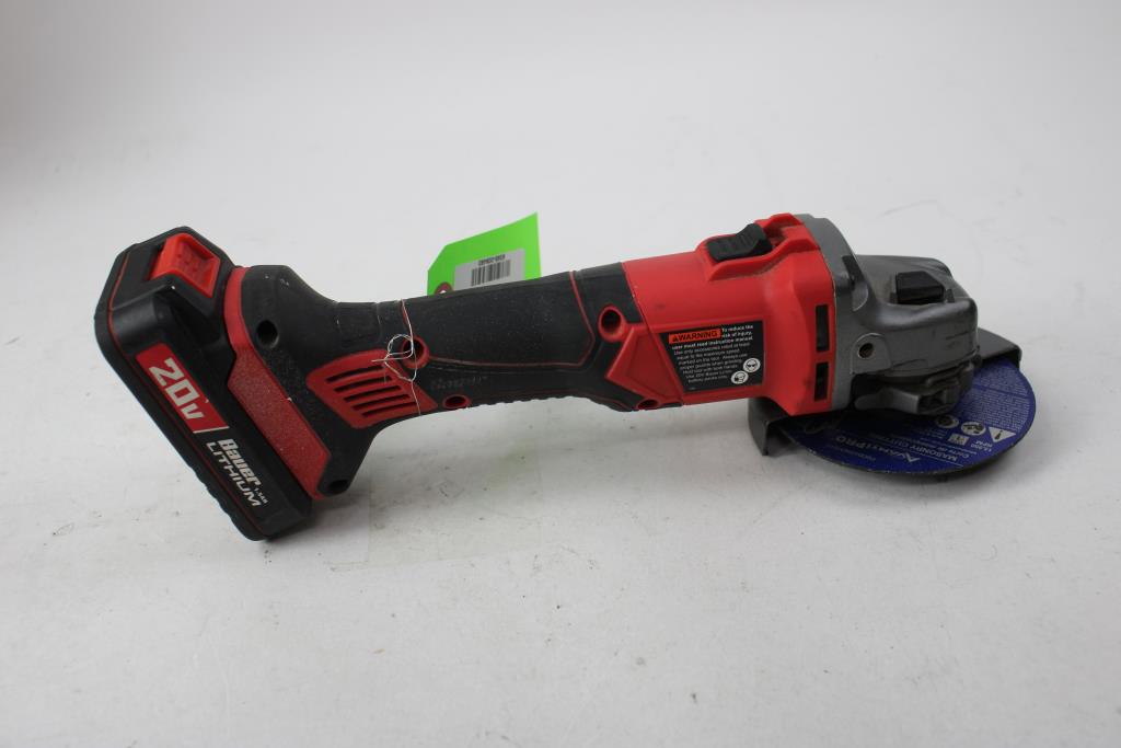 Bauer 4-1/2" Cordless Angle Grinder | Property Room