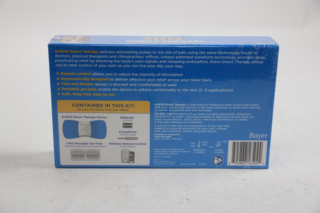 Bayer Aleve Direct Therapy Relief From Lower Back Pain | Property Room