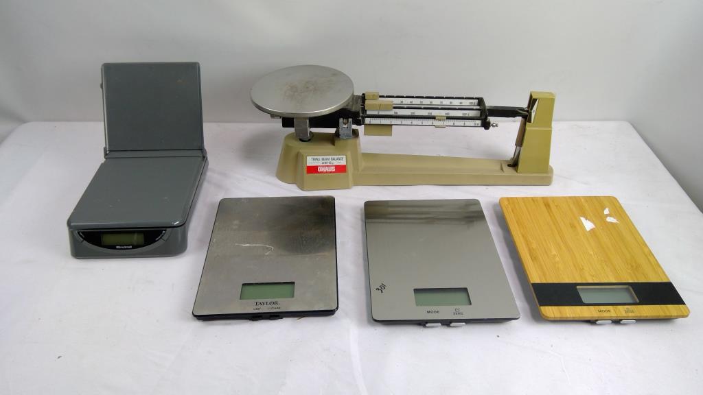 Beam Balance And Scale Lot, 5 Pieces | Property Room