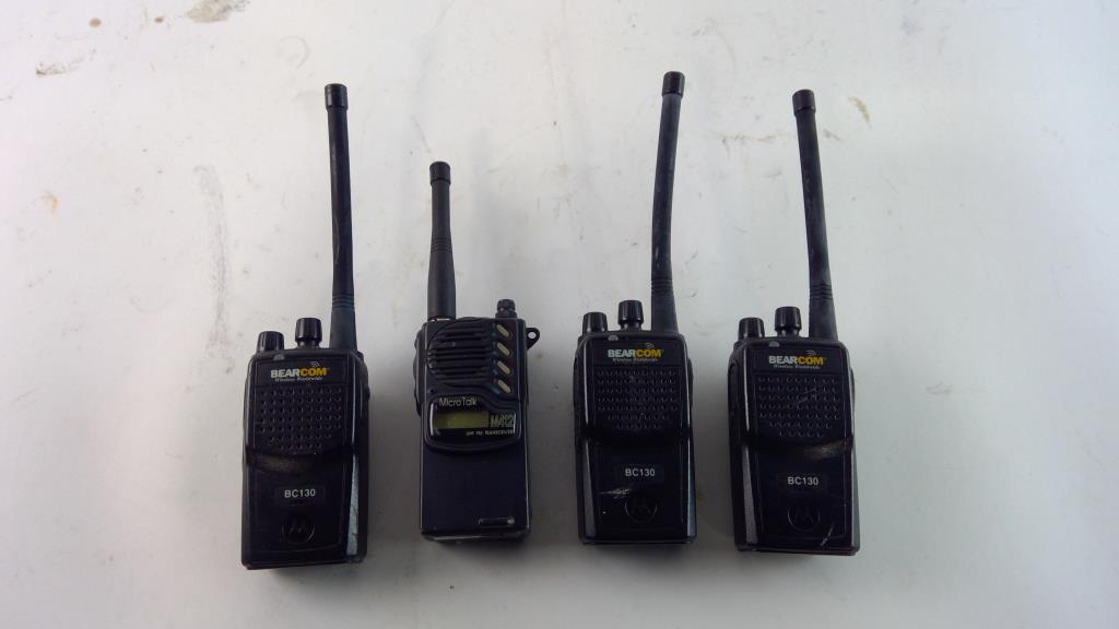 Bearcom And MicroTalk Handheld Radios, 4 Pieces | Property Room