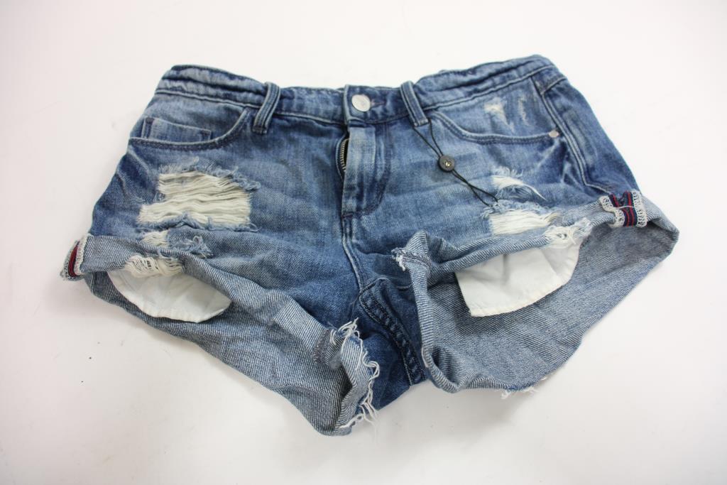 Bebe Jean Short Shorts, Size: 25 | Property Room