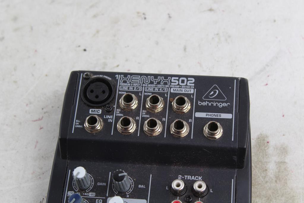 Behringer Xenyx 502 5-Channel Analog Mixer | Property Room