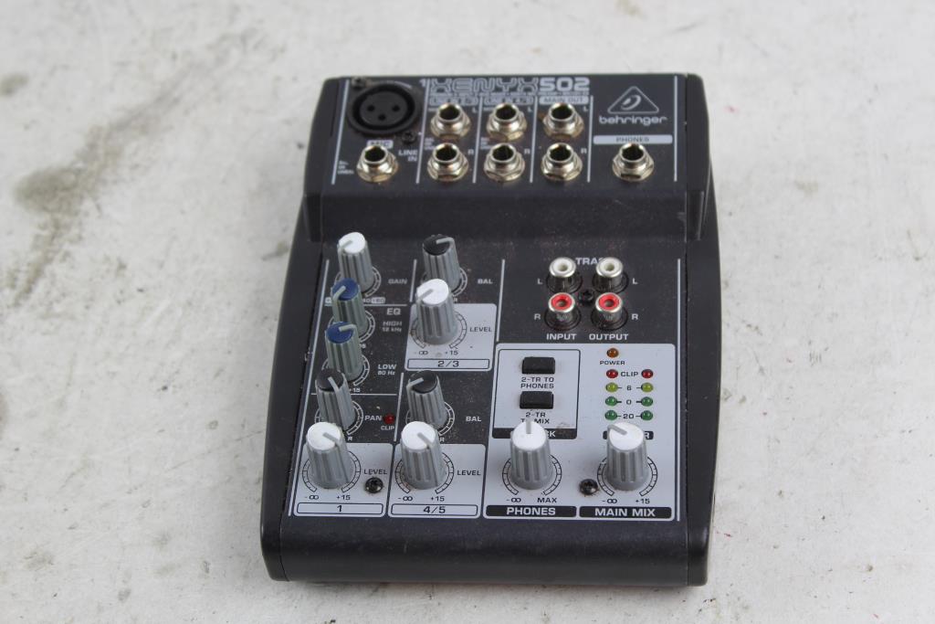 Behringer Xenyx 502 5-Channel Analog Mixer | Property Room