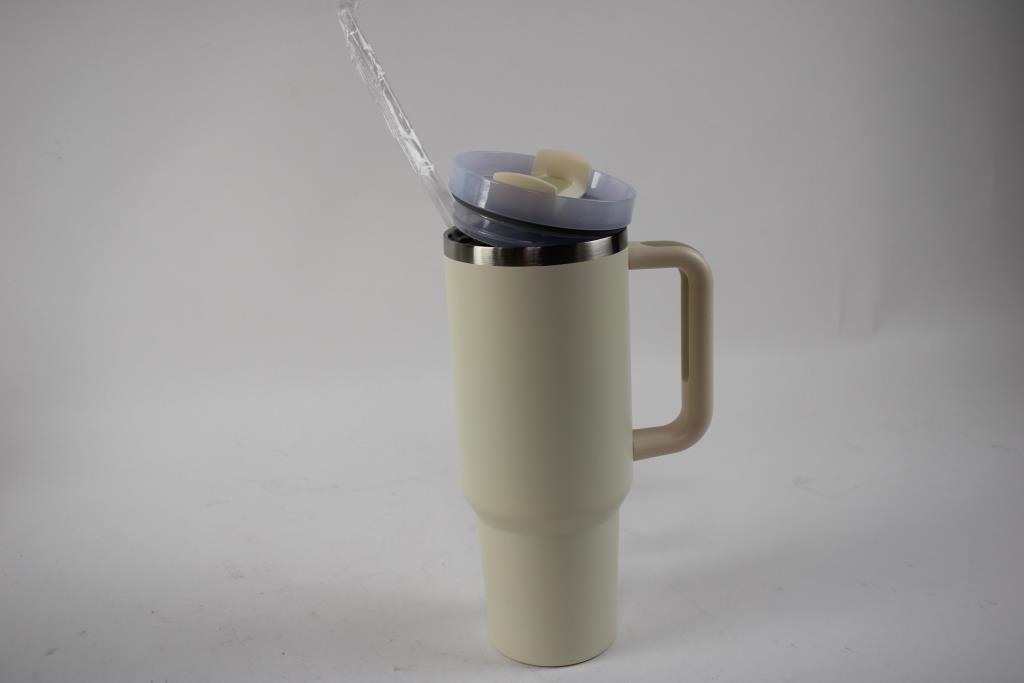 Beige Aluminum Hydrating Flask Mug | Property Room