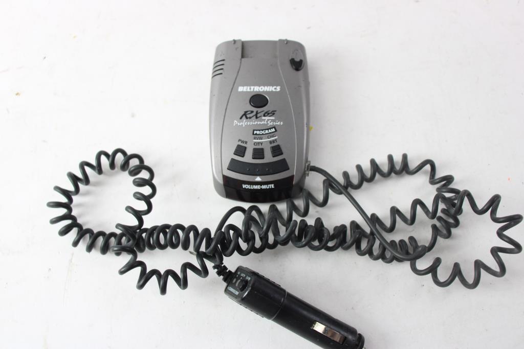 Beltronics RX65 Radar Detector And More | Property Room