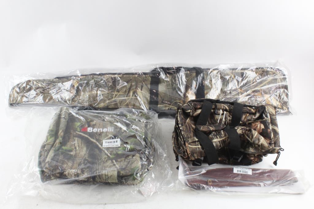 Benelli Soft Rifle Case, Leather Sling And More, 5 + Pieces | Property Room