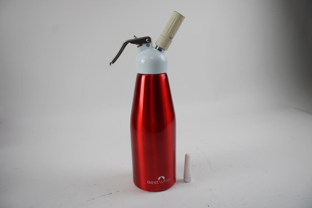 Best Whip 1 Quart Cream Dispenser, Red | Property Room