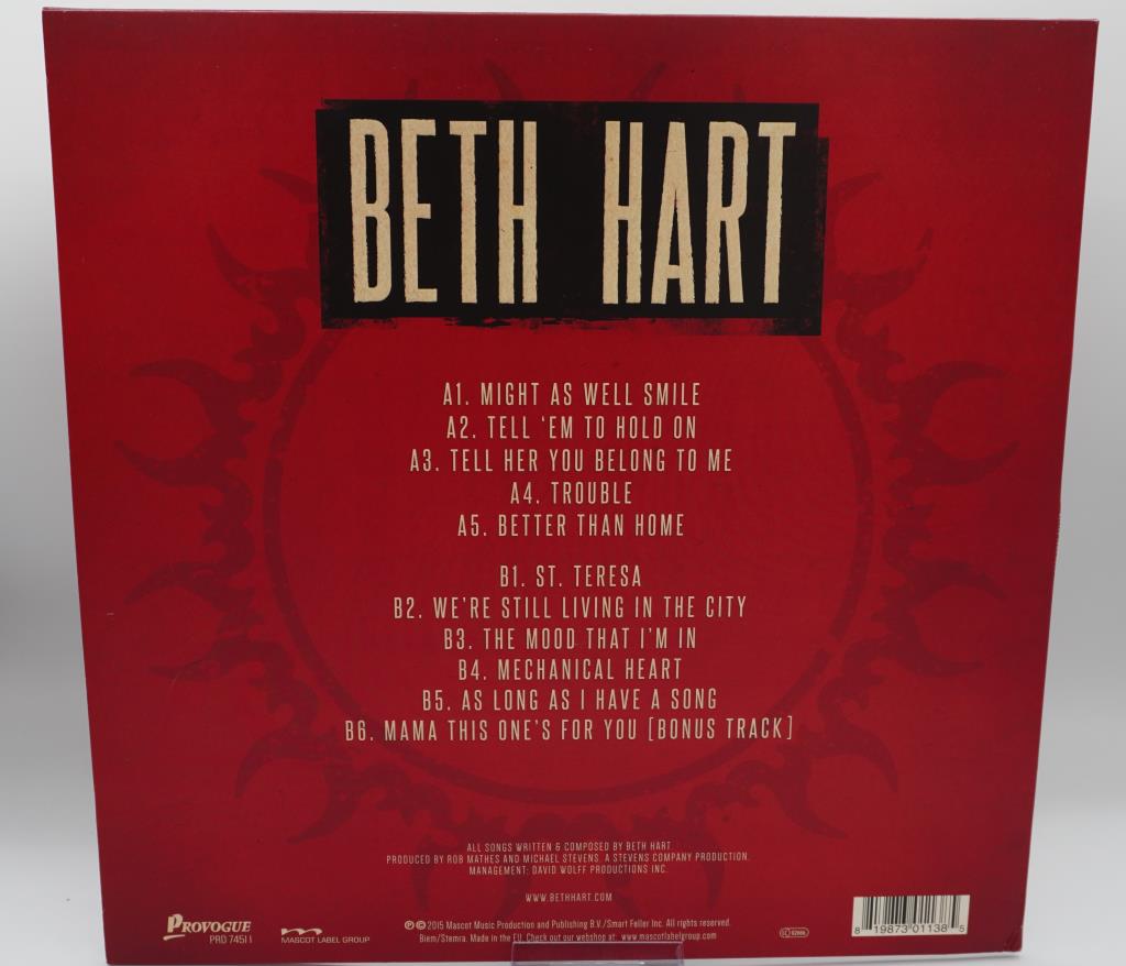 Beth Hart - Better Than Home Limited Edition 180 Gram Red Vinyl LP ...