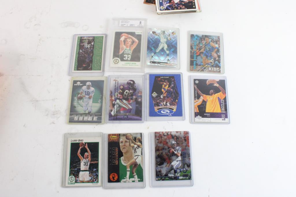 BGS Graded 8 Larry Bird 86 Star & More Cards, 25+ Pieces | Property Room