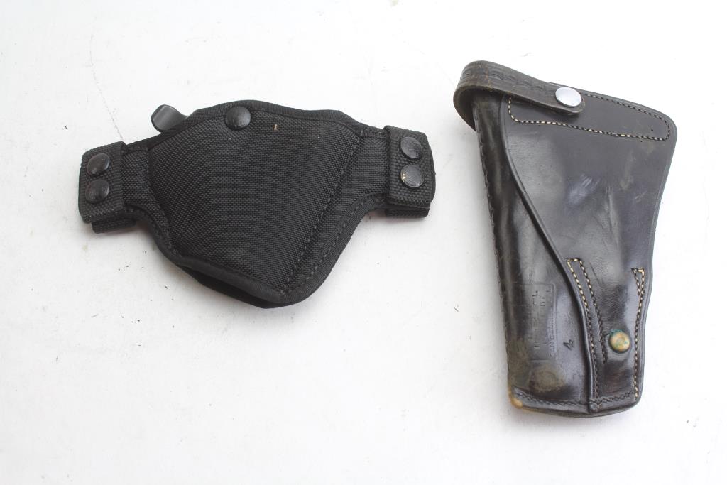 Bianchi Gun Holster And Leather Gun Holster: 2 Items | Property Room