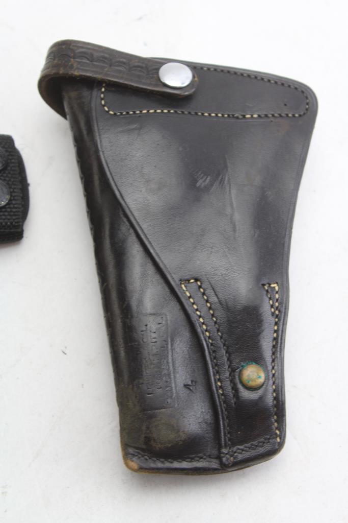 Bianchi Gun Holster And Leather Gun Holster: 2 Items | Property Room