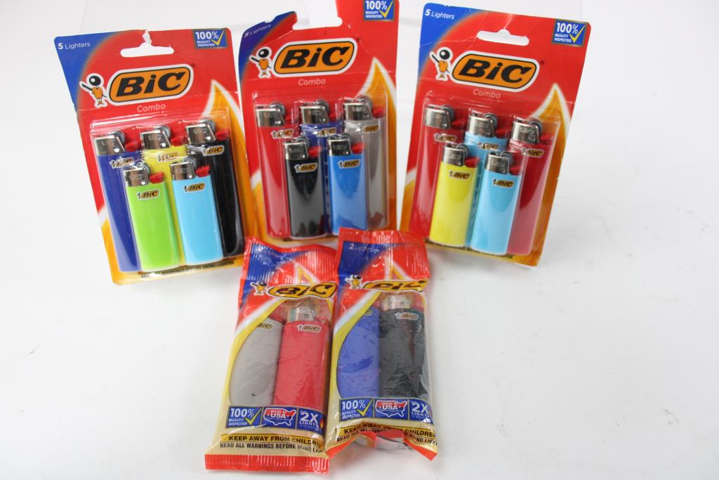 BIC 5 & 2 Pack Lighters, 10+ Pieces | Property Room