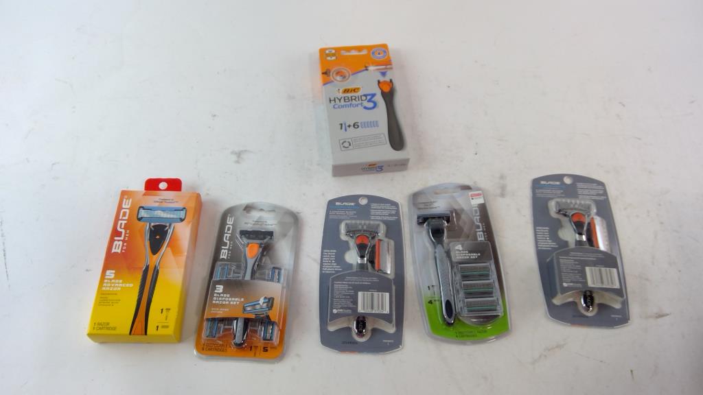 Bic Hybrid 3 Comfort Mens Razor And More, 6 Pieces | Property Room