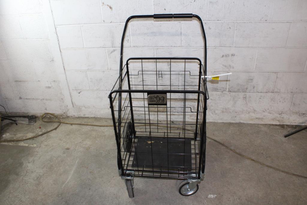 Big Power Aluminum Rolling Cart | Property Room