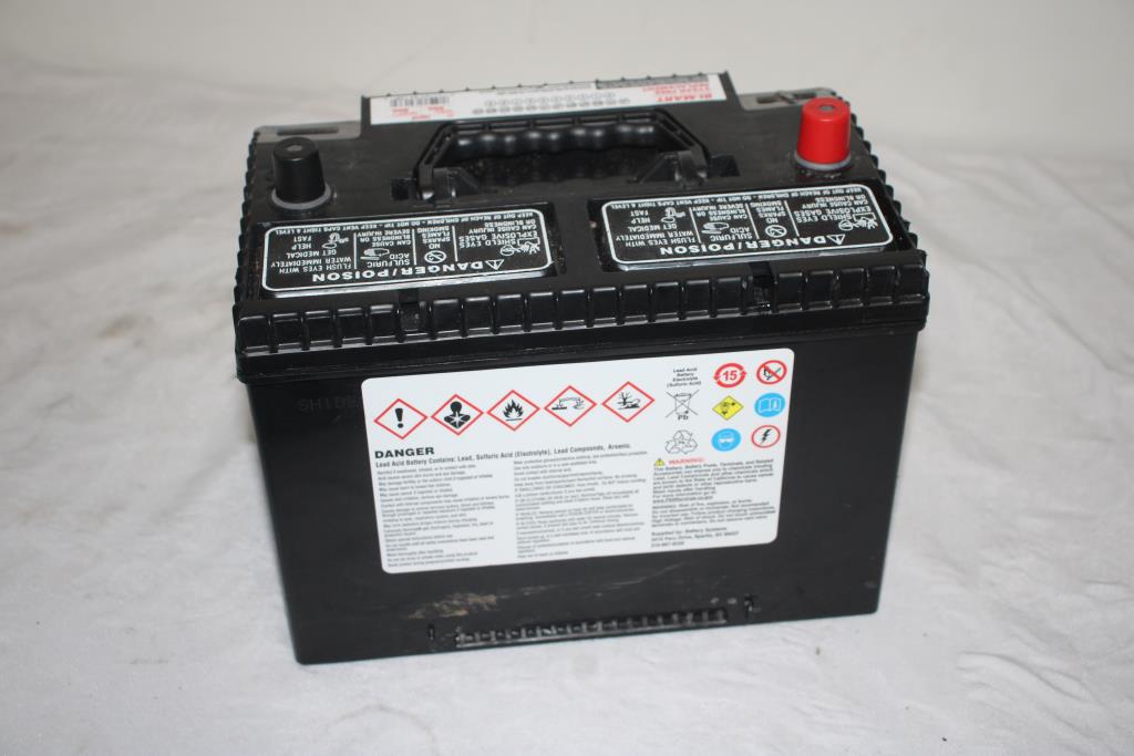 Bi-mart Premium Battery 12V Top & Side Post | Property Room
