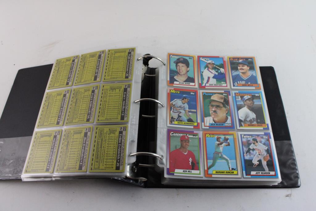 Binder Of Topps Baseball Cards, 200+ Pieces | Property Room