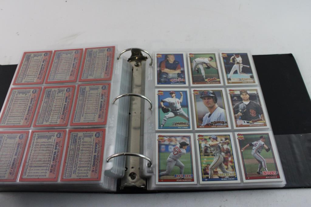 Binder Of Topps Baseball Cards, 200+ Pieces | Property Room