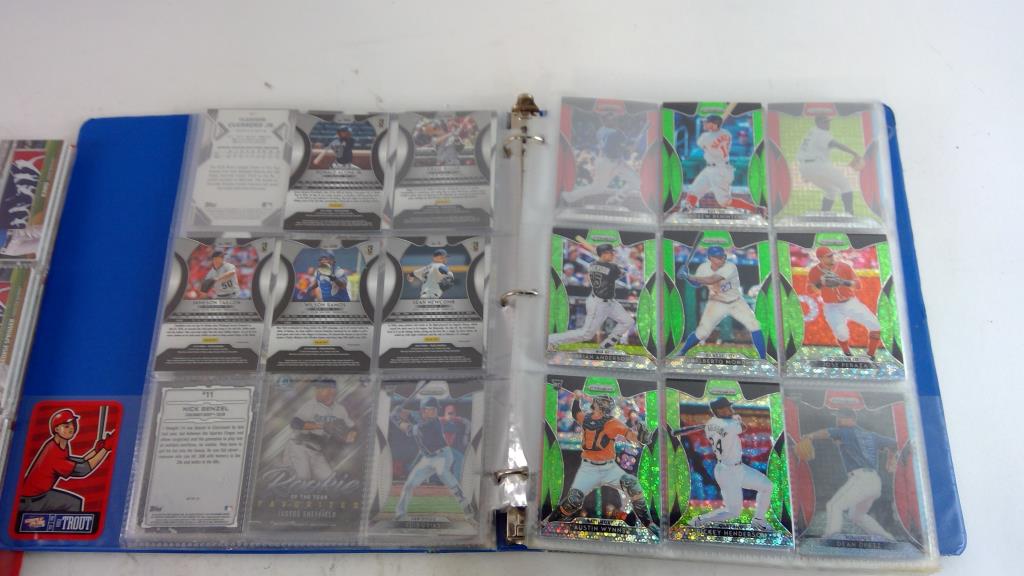 Binders With Assorted Sport Cards, 200+ Pieces | Property Room